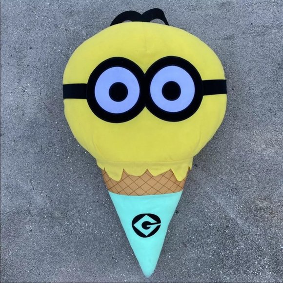 Universal | Toys | Universal Studios Minion Ice Cream Plush | Poshmark